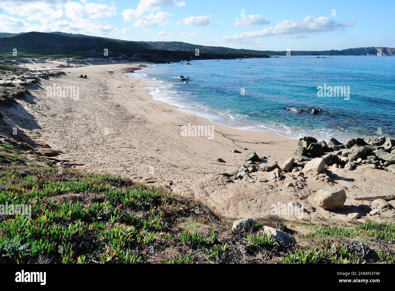 View of Rena di Matteu beach Stock Photo - Alamy