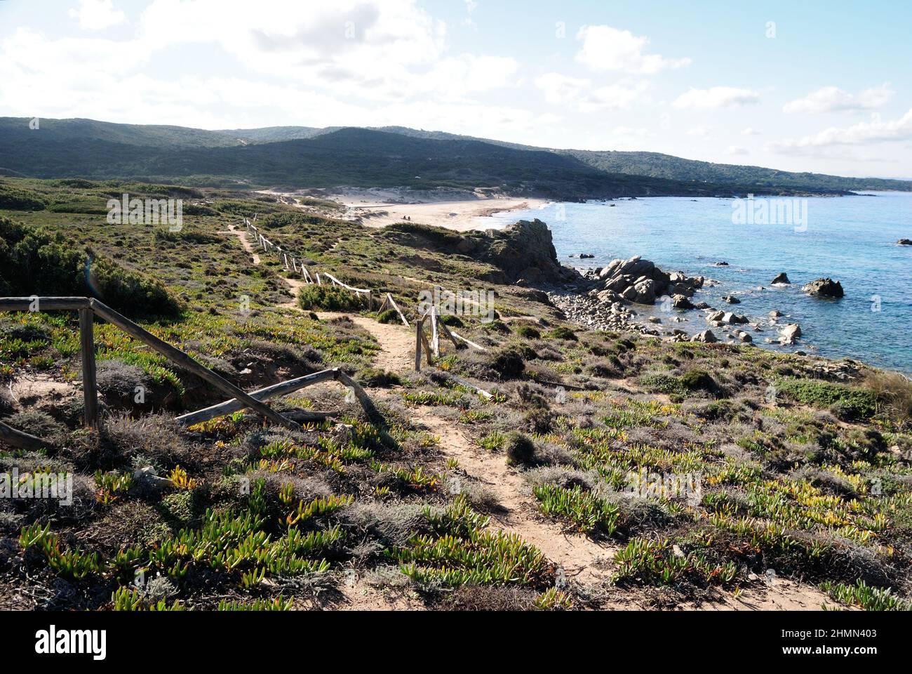 View of Rena di Matteu coast Stock Photo - Alamy