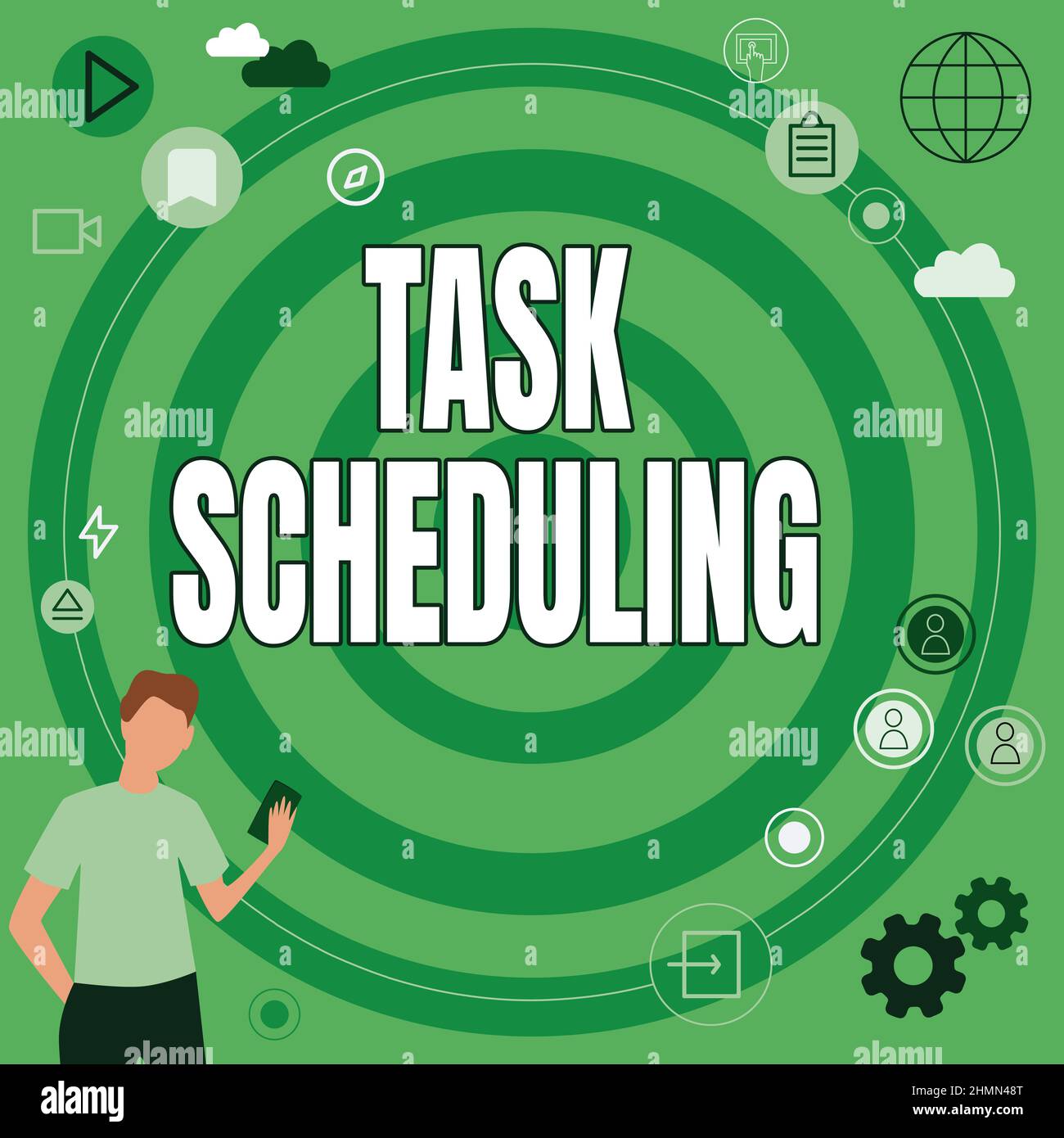Writing displaying text Task Scheduling. Business overview The assignment of start and end times ...