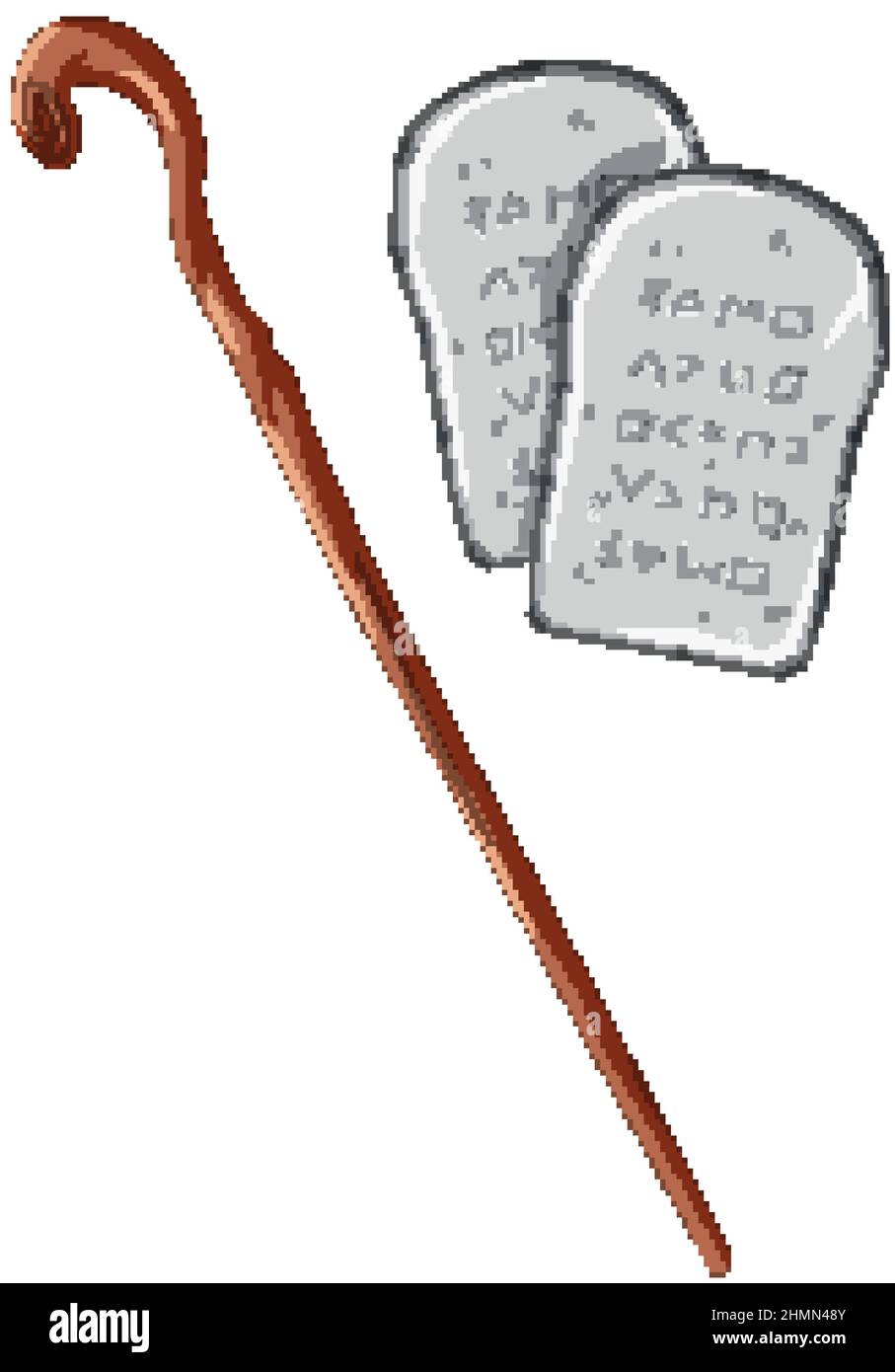Moses staff Stock Vector Images - Alamy