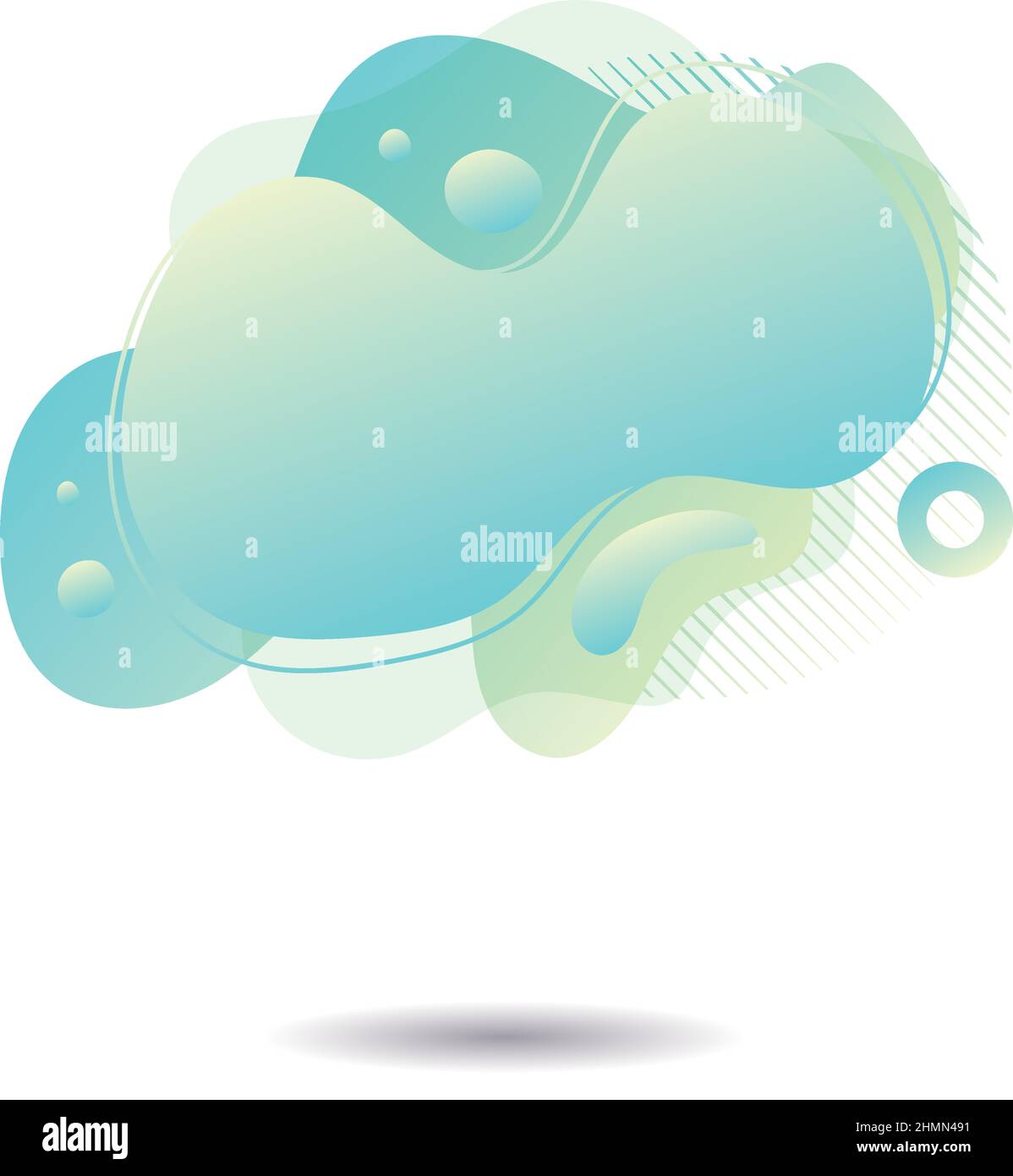 Colorful vector illusration. Light blue abstract modern element Stock ...