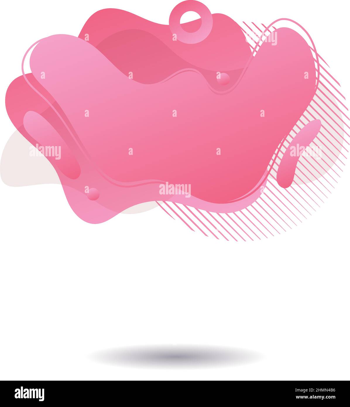Colorful vector illusration. Light pink abstract modern element Stock ...