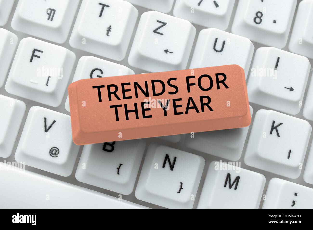 Conceptual caption Trends For The Year. Business approach Modern trendy ...