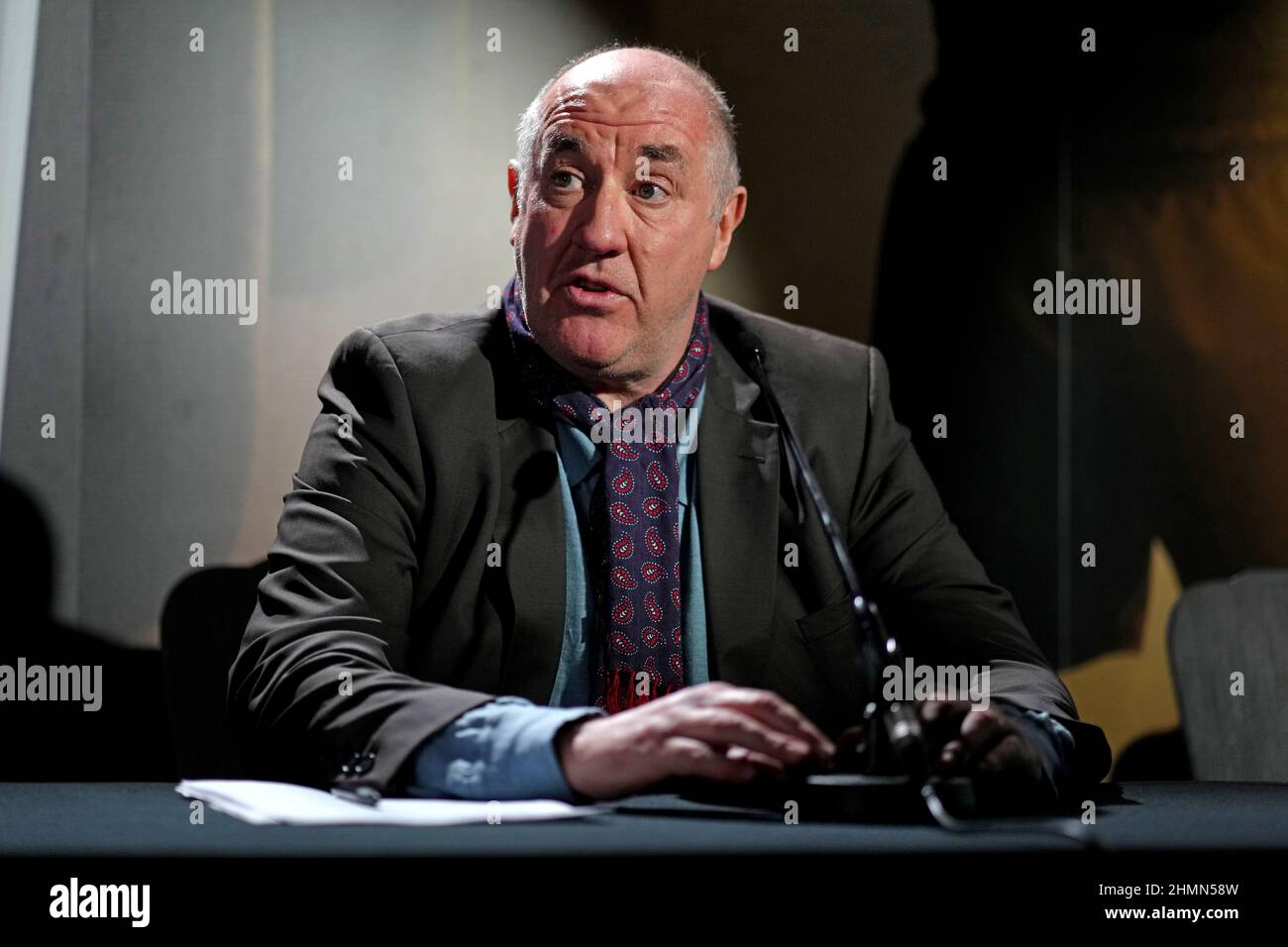 Boxing commentator Steve Bunce during an interview at the Park Plaza ...