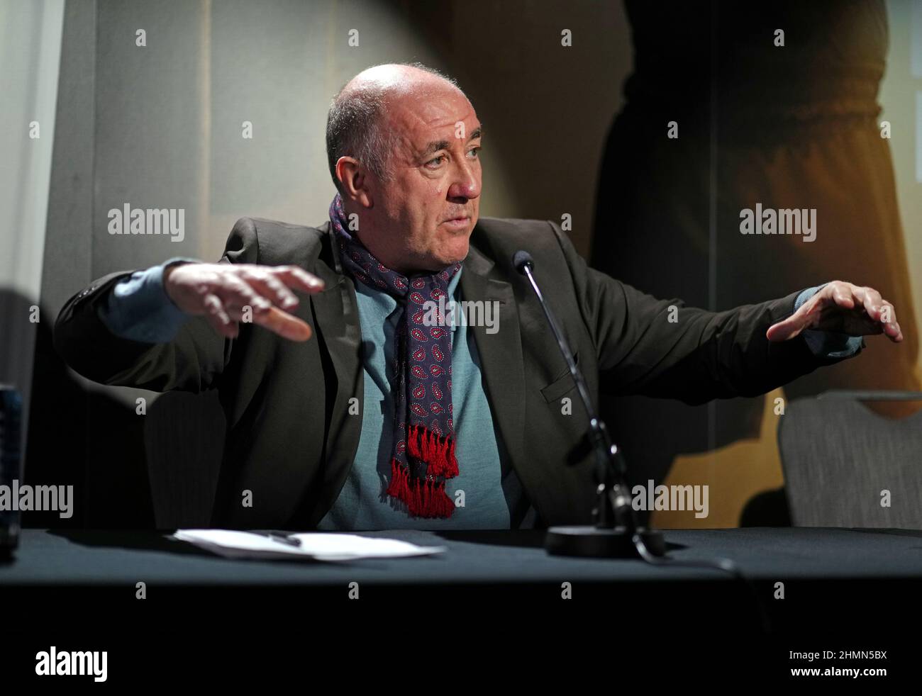 Boxing commentator Steve Bunce during an interview at the Park Plaza ...