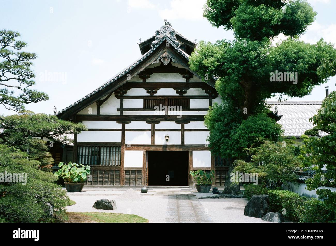 Beautiful traditional Japanese temple shrine in a beautiful garden ...