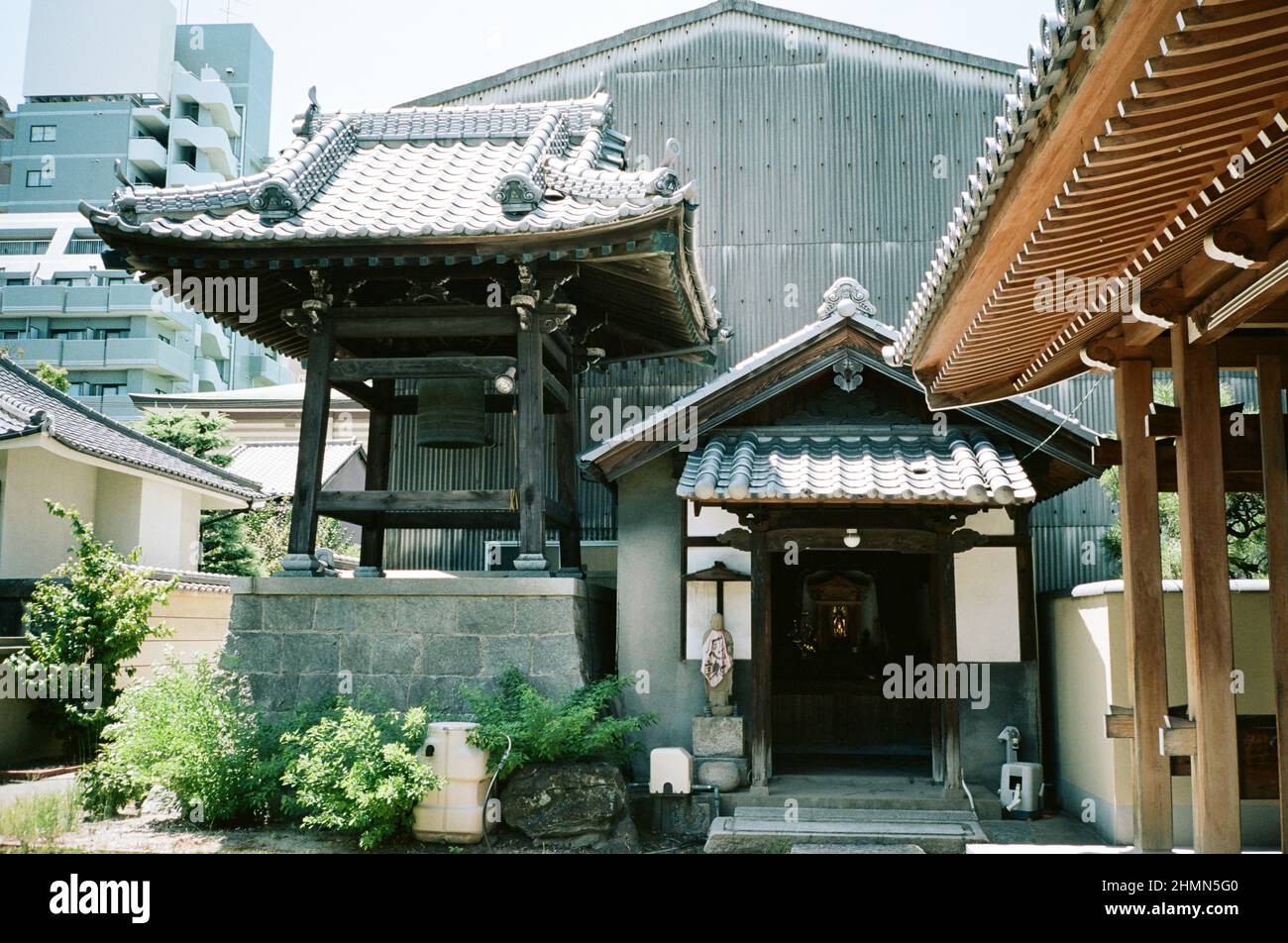 Beautiful traditional Japanese temple shrine in Kukuoka Stock Photo - Alamy