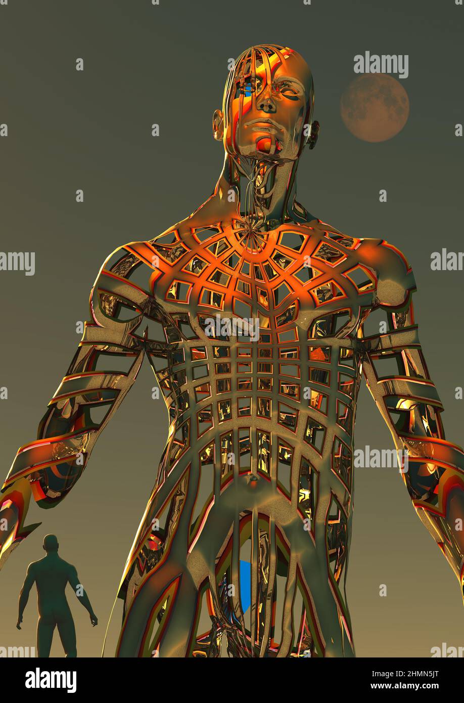 Man & Machines Stock Photo - Alamy