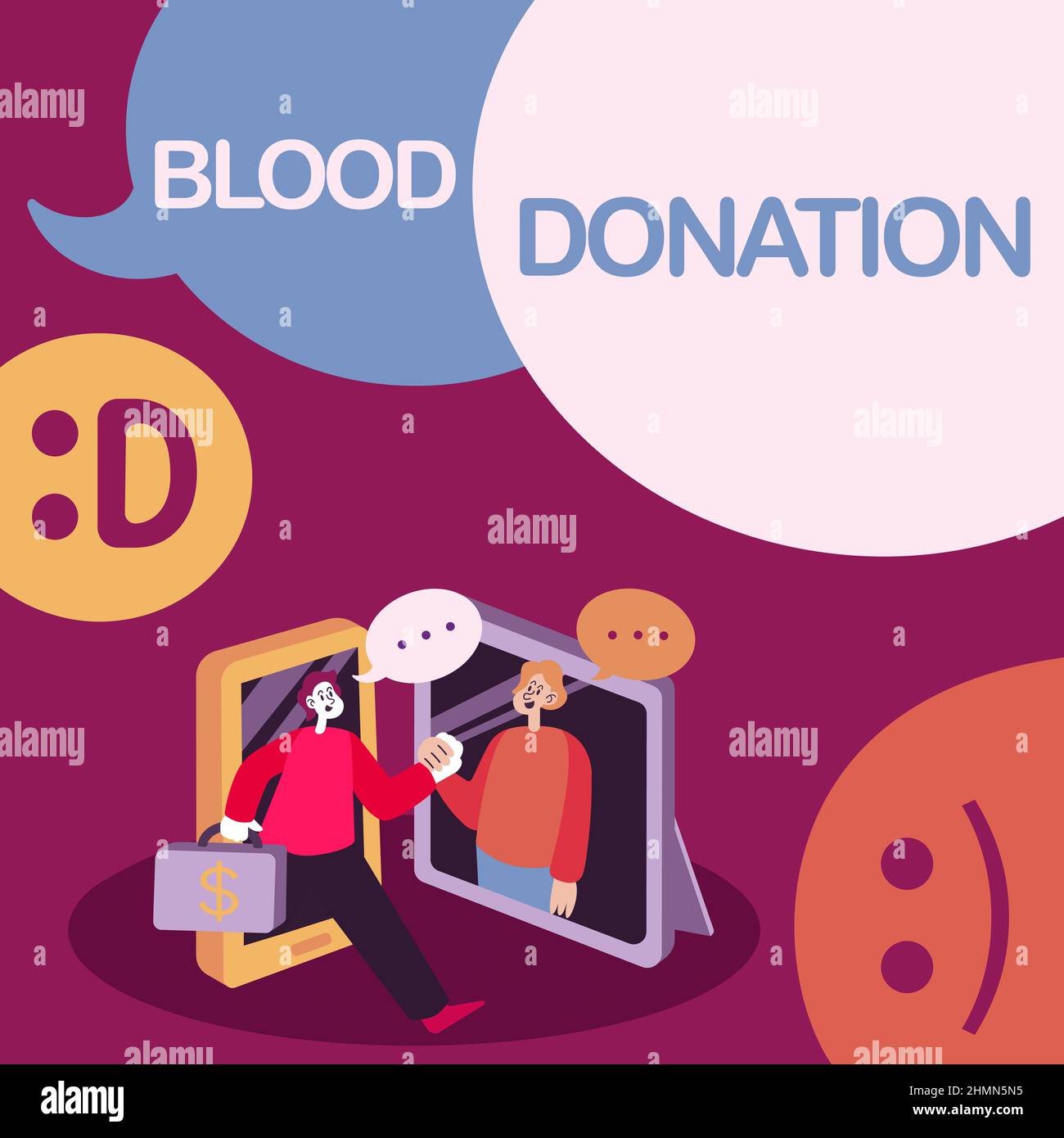 Inspiration showing sign Blood Donation. Concept meaning Process of ...