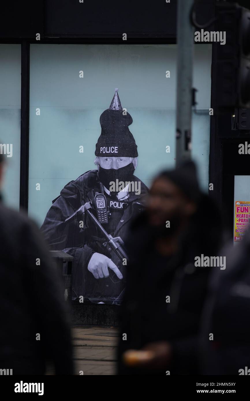 A mural created by the anonymous street artist 'Foka Wolf' from ...