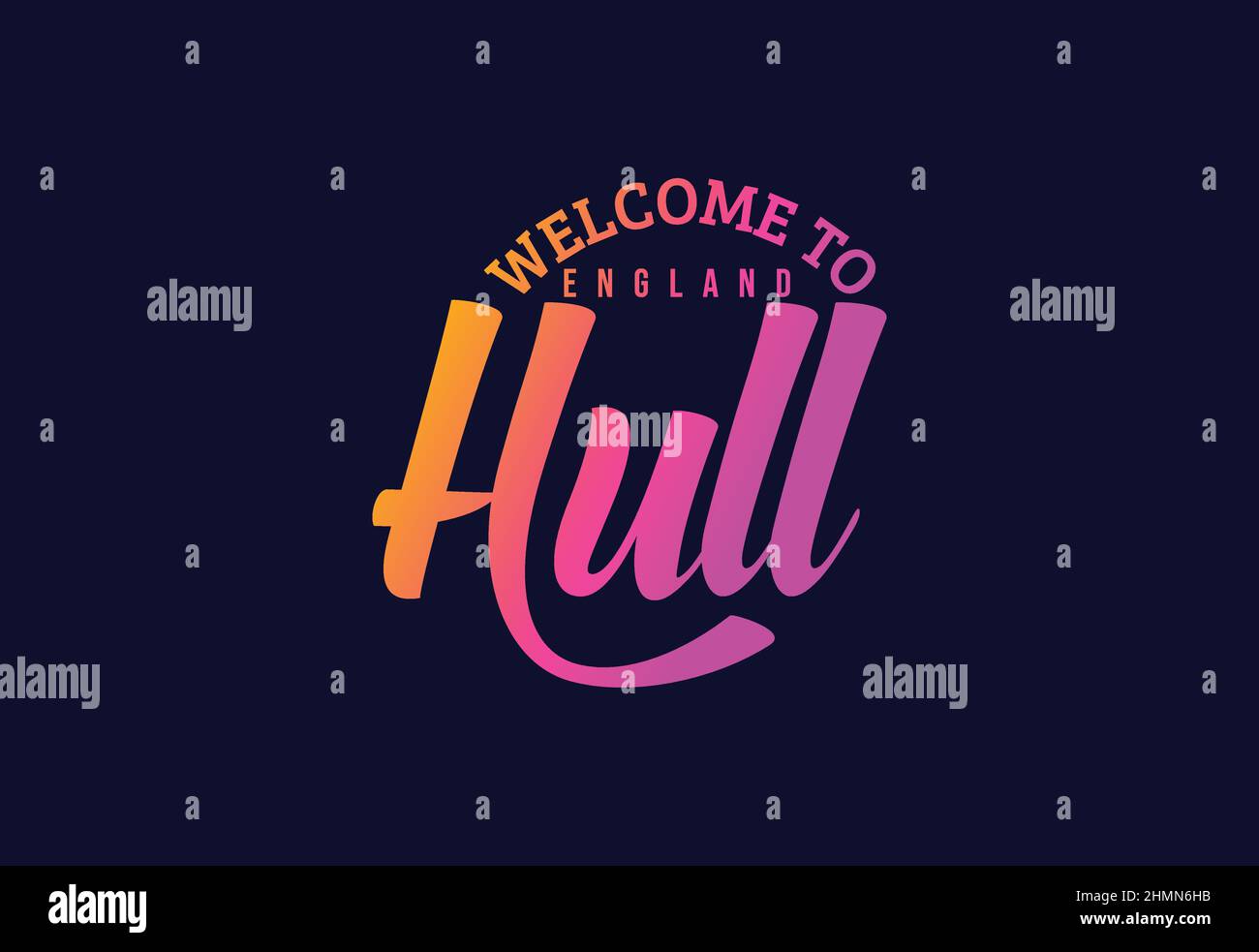 Welcome to hull Stock Vector Images - Alamy
