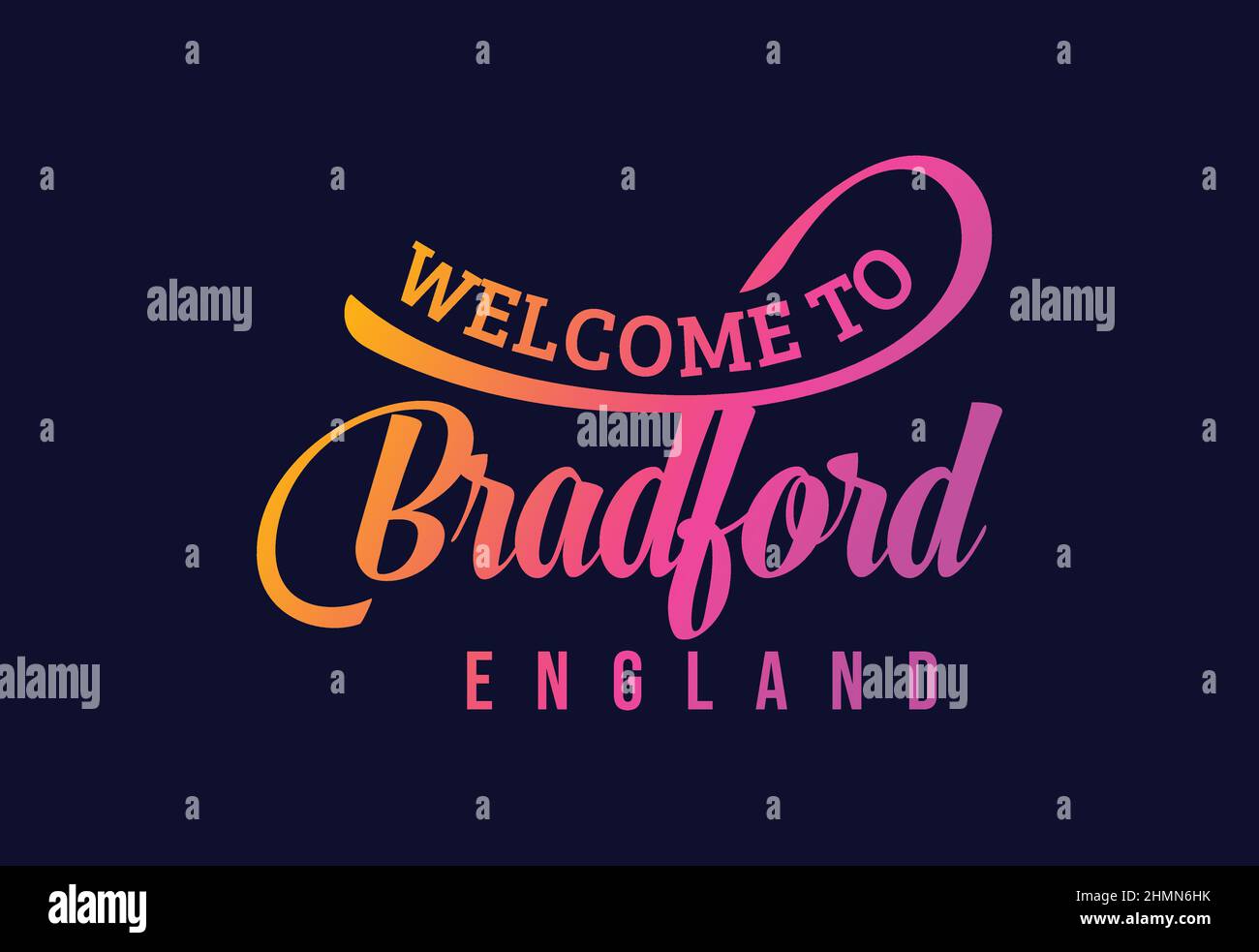 Welcome to bradford sign Stock Vector Images - Alamy