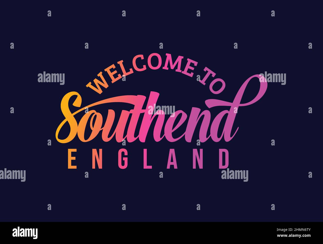 Welcome to southend Stock Vector Images - Alamy