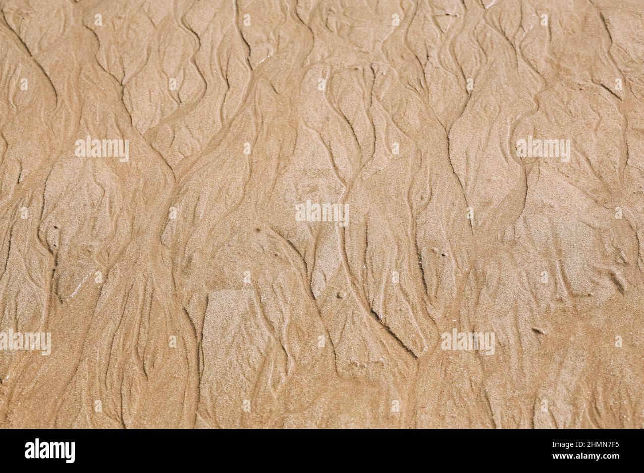 Sand texture background. Nature sand top view on beach in summer. Wave ...