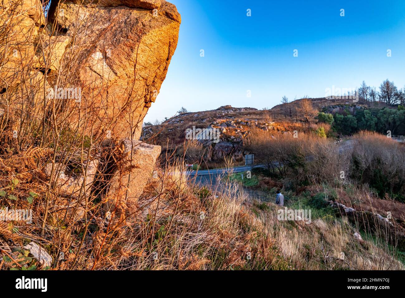 The historic mass rock by Kincasslagh in County Donegal - Ireland Stock ...