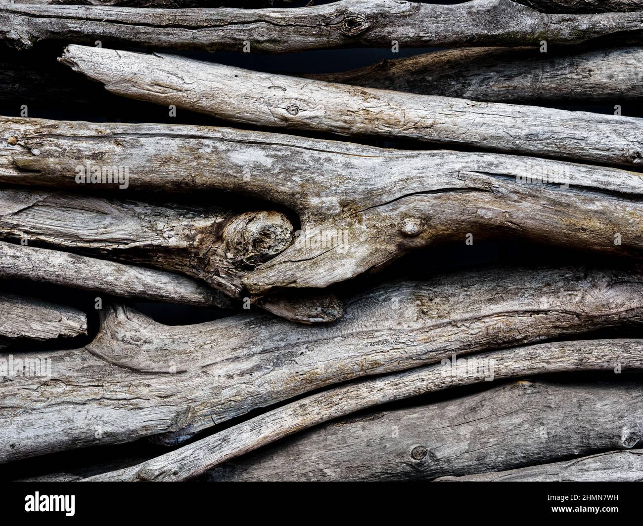 Weathered old dead timber background wallpaper horizontal hi-res stock ...
