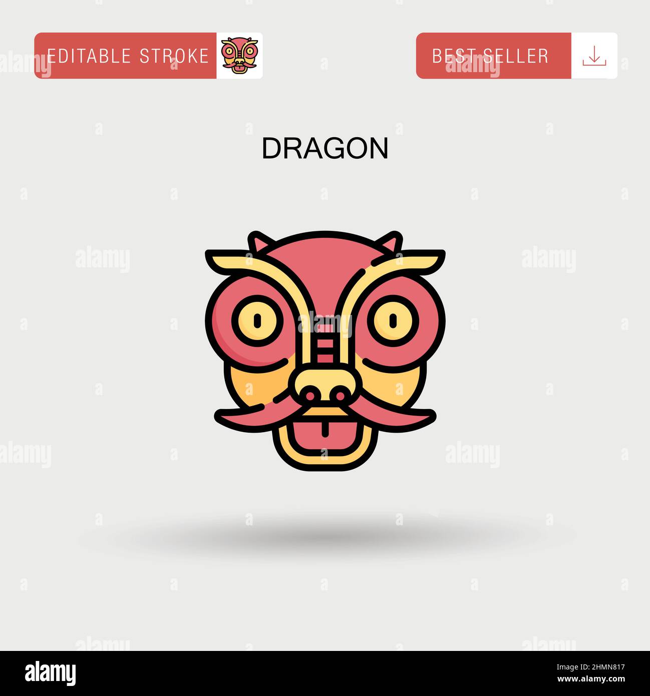 Dragon fantasy creature Stock Vector Images - Alamy