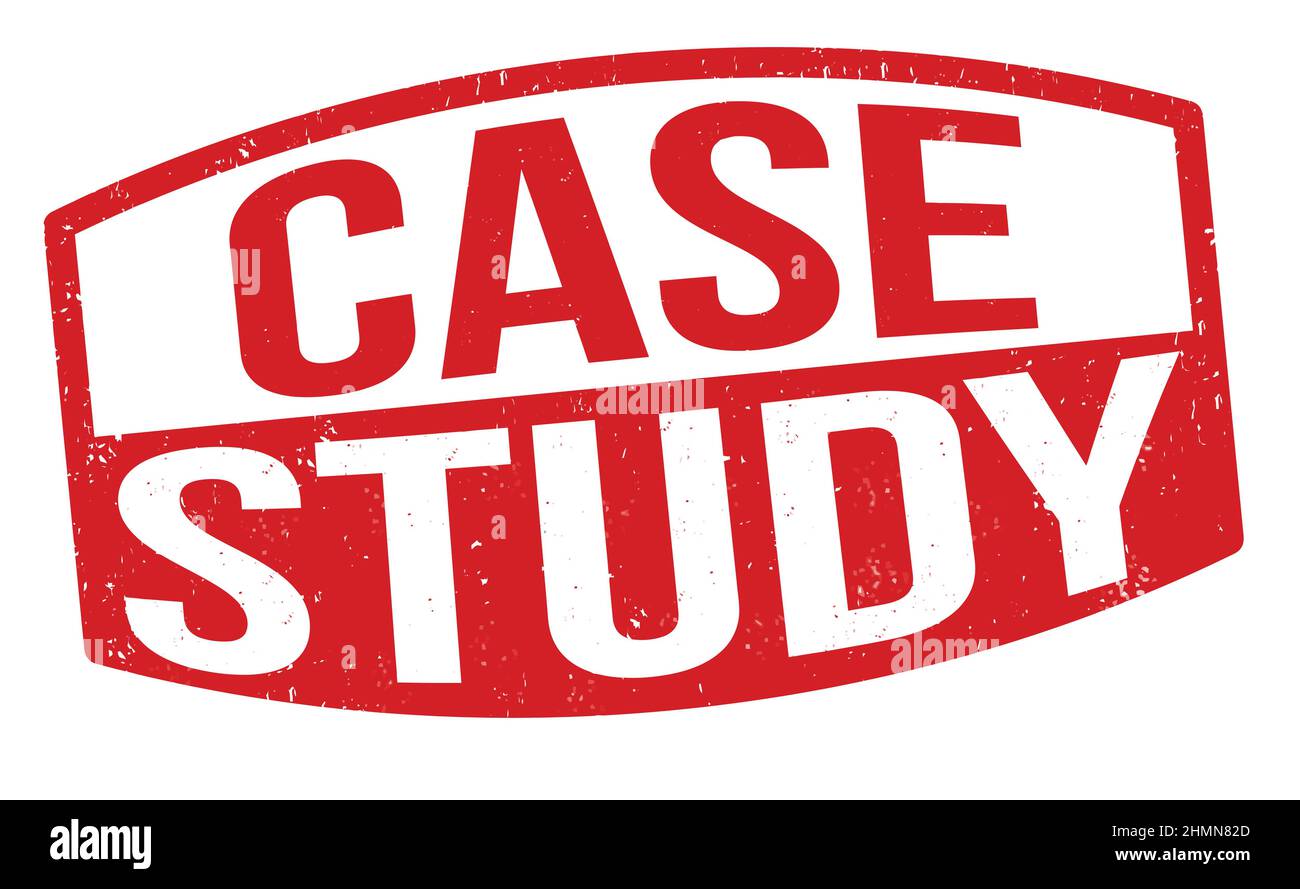 Case study grunge rubber stamp on white background, vector illustration ...