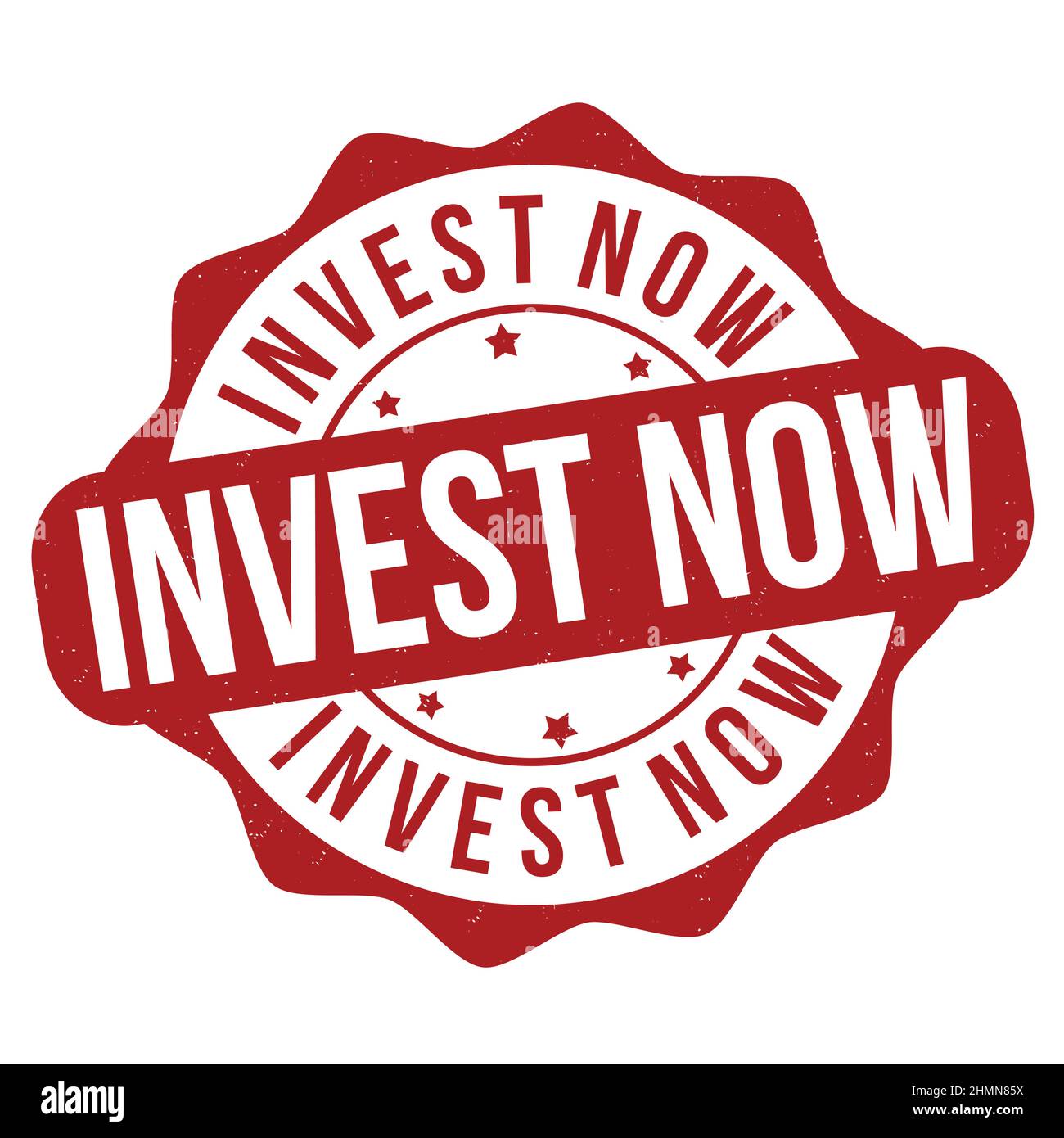 Invest now grunge rubber stamp on white background, vector illustration ...