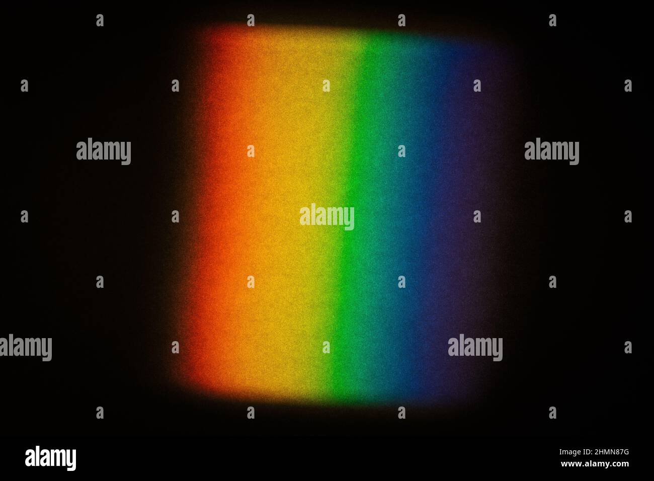 A Prism Full Rainbow Light on paper Background Overlay Stock Photo - Alamy