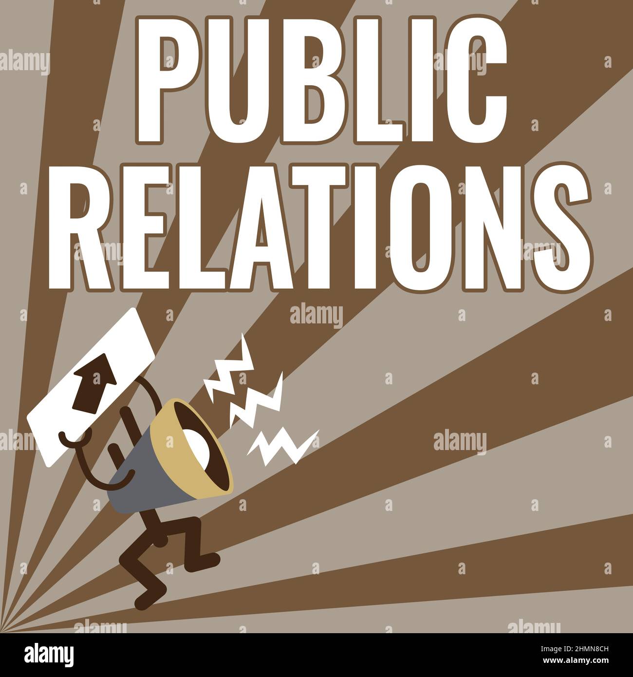 Text caption presenting Public Relations. Word for practice managing ...