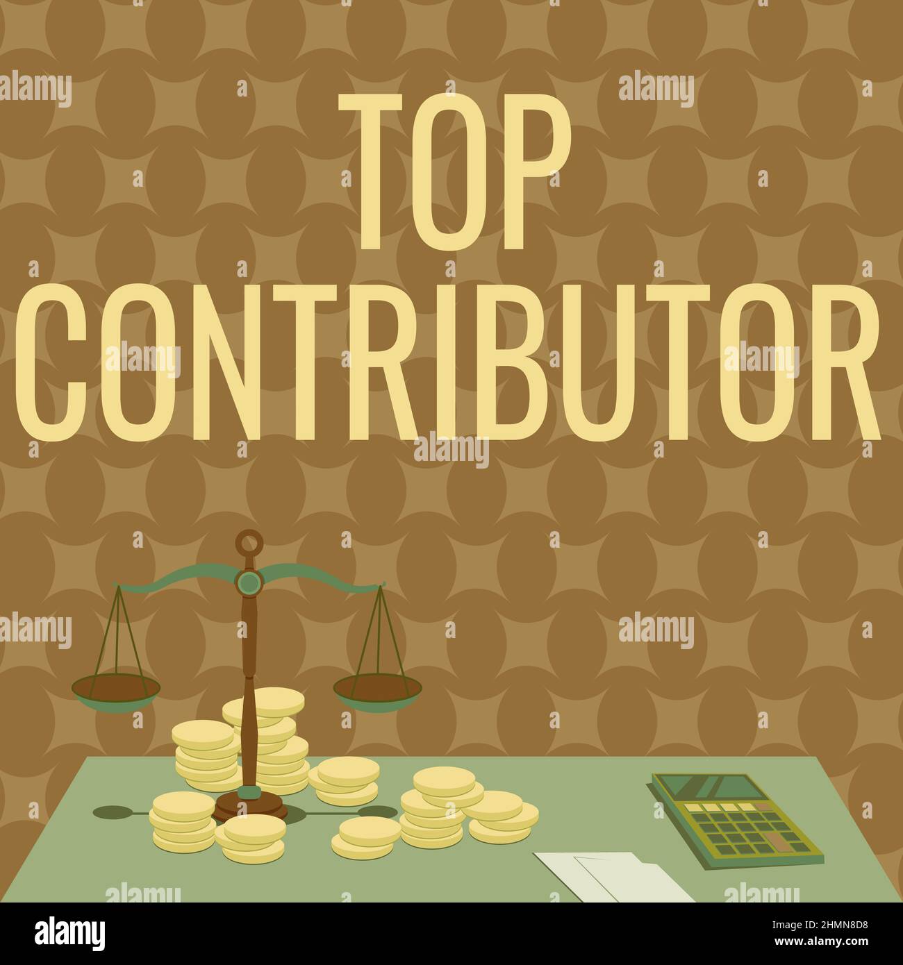 Sign displaying Top Contributor. Internet Concept person who is ...