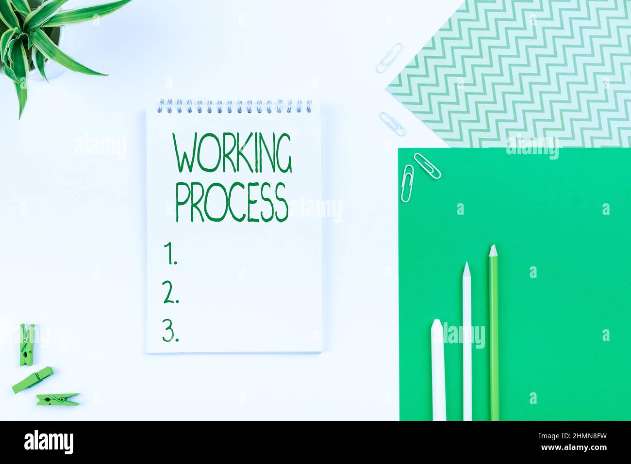 Sign Displaying Working Process Word Written On Working Process