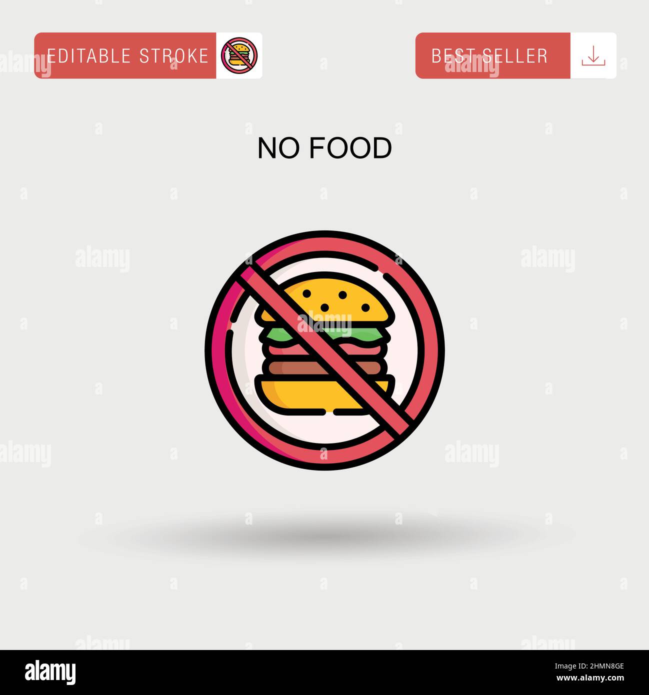 No food sign Stock Vector Images - Alamy