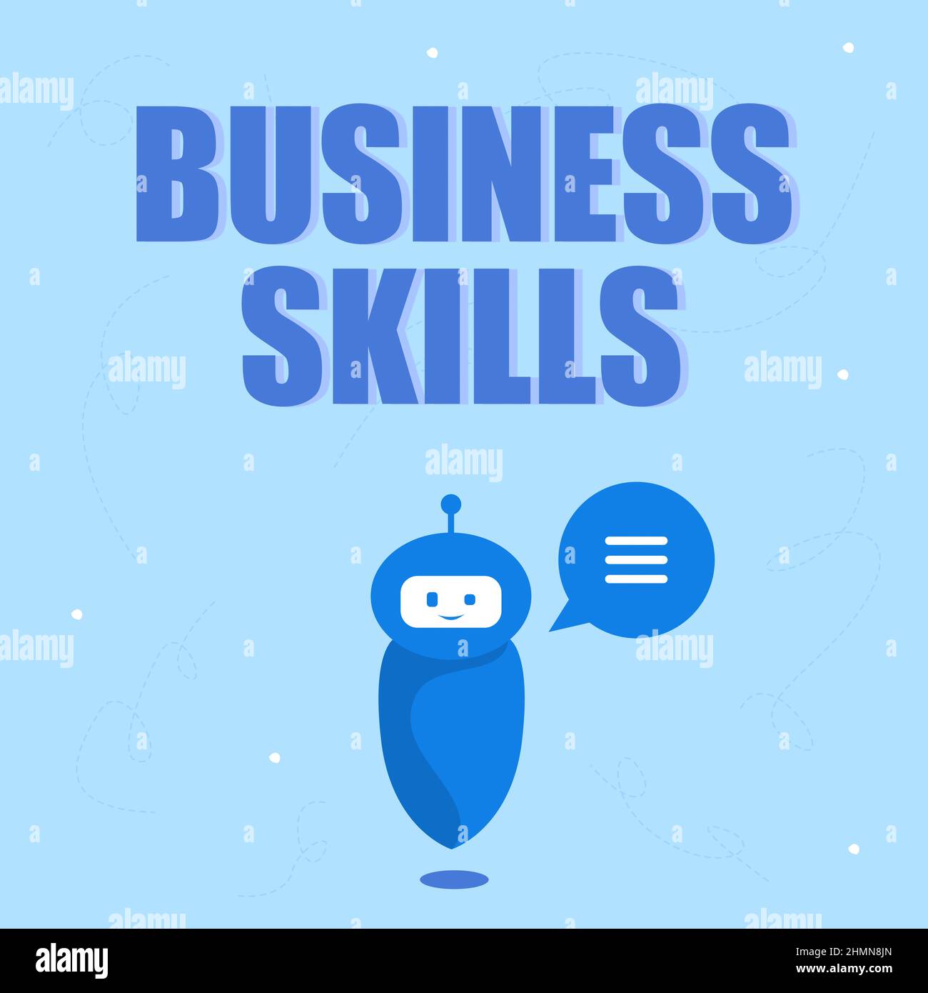 Conceptual display Business Skills. Business approach An ability to ...