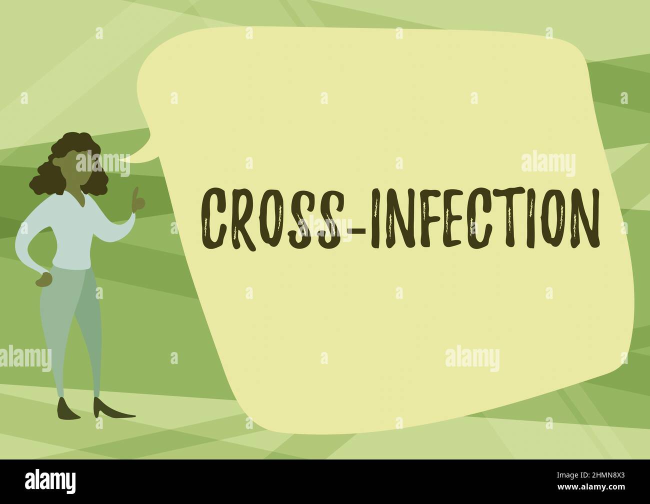 Text sign showing Cross Infection. Conceptual photo diseasecausing ...