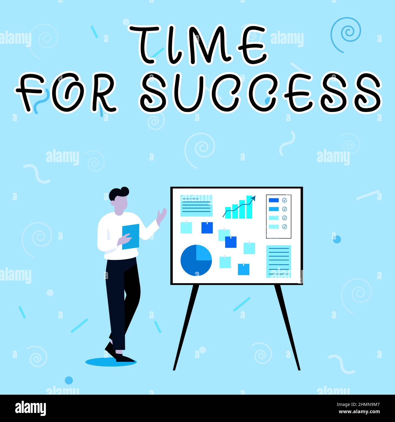 Sign displaying Time For Success. Conceptual photo To get professional ...