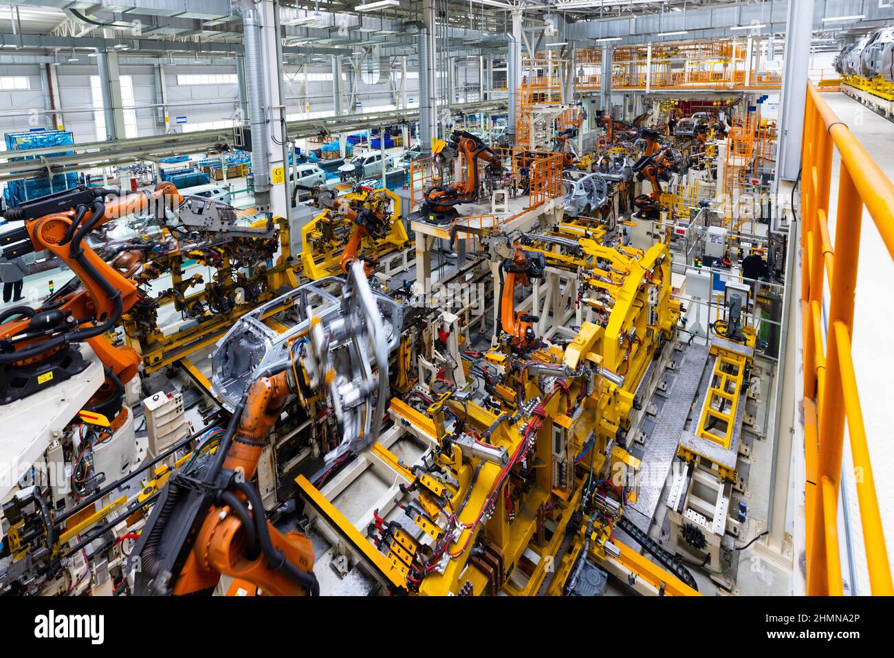 Top view manufacturing assembly line hi-res stock photography and ...