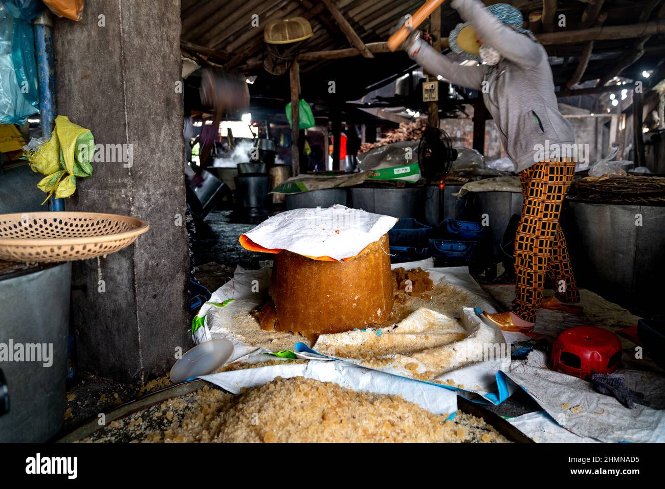 Manual sugar furnace, Quang Ngai province, Vietnam - January 1, 2022 ...