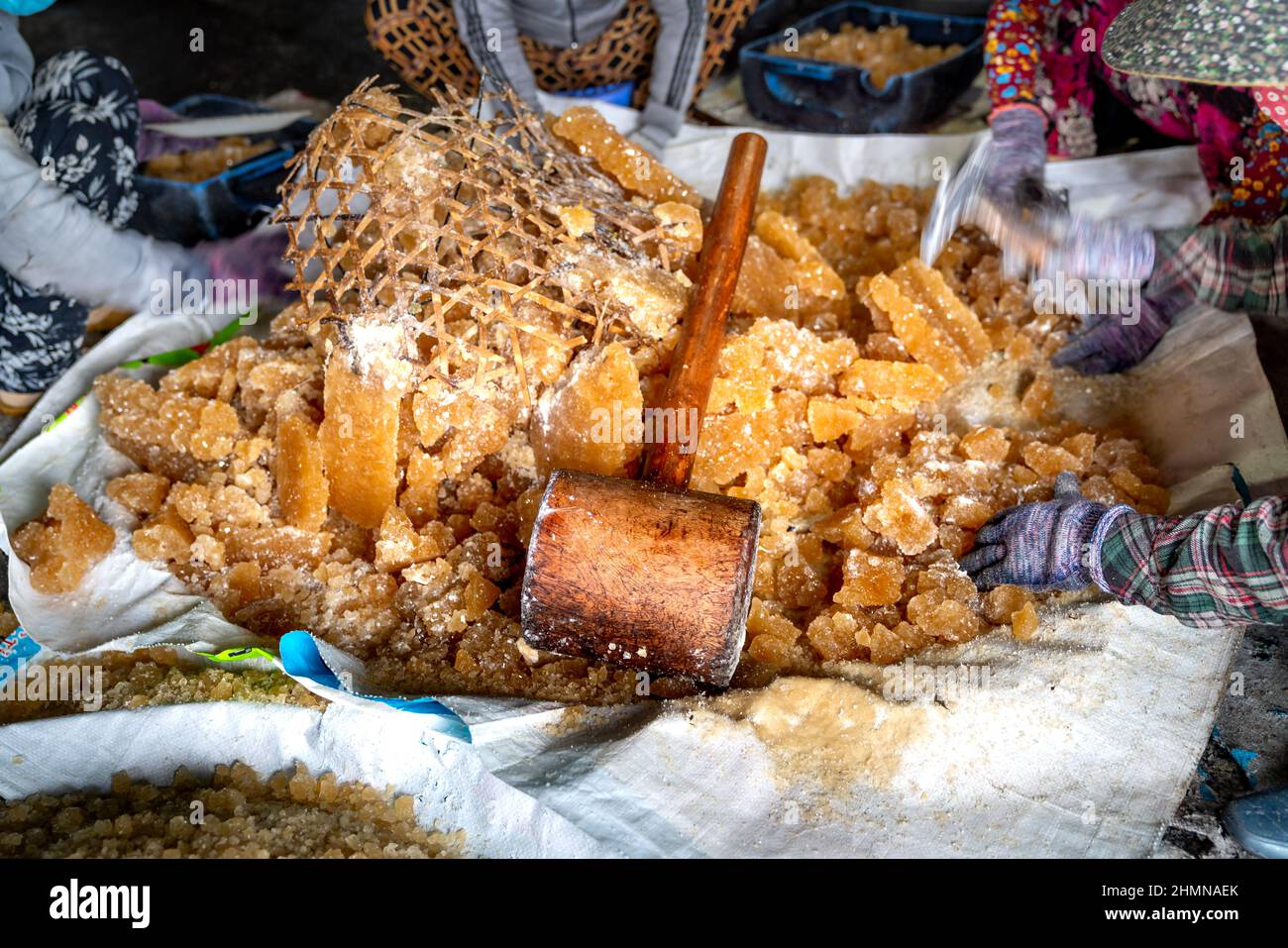Manual sugar furnace, Quang Ngai province, Vietnam - January 1, 2022 ...