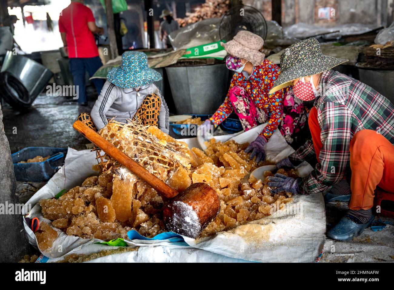 Manual sugar furnace, Quang Ngai province, Vietnam - January 1, 2022 ...