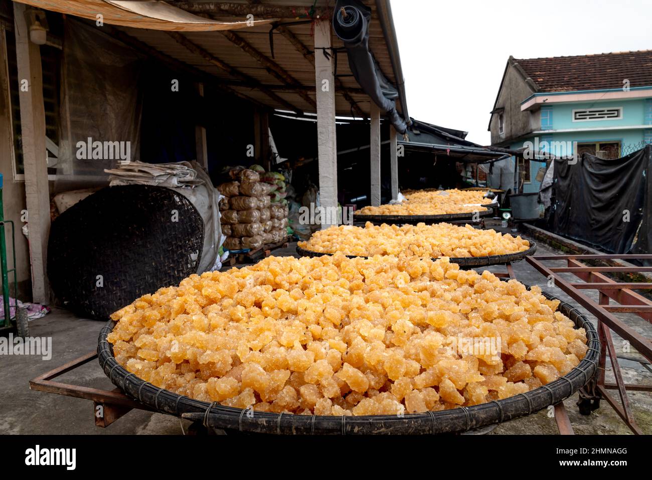 Manual sugar furnace, Quang Ngai province, Vietnam - January 1, 2022 ...