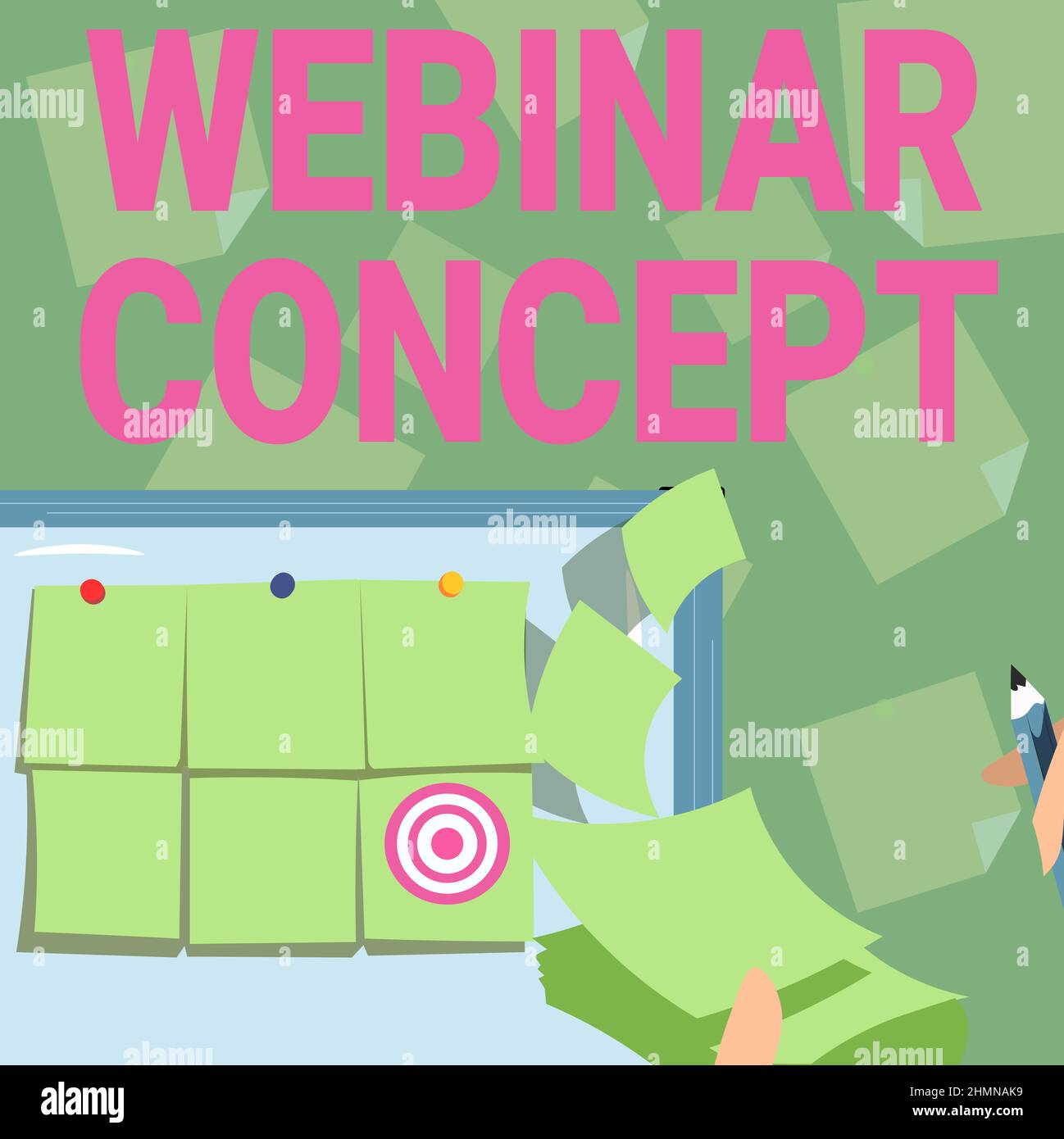 Sign displaying Webinar Concept. Business idea Webinar Concept Backdrop ...