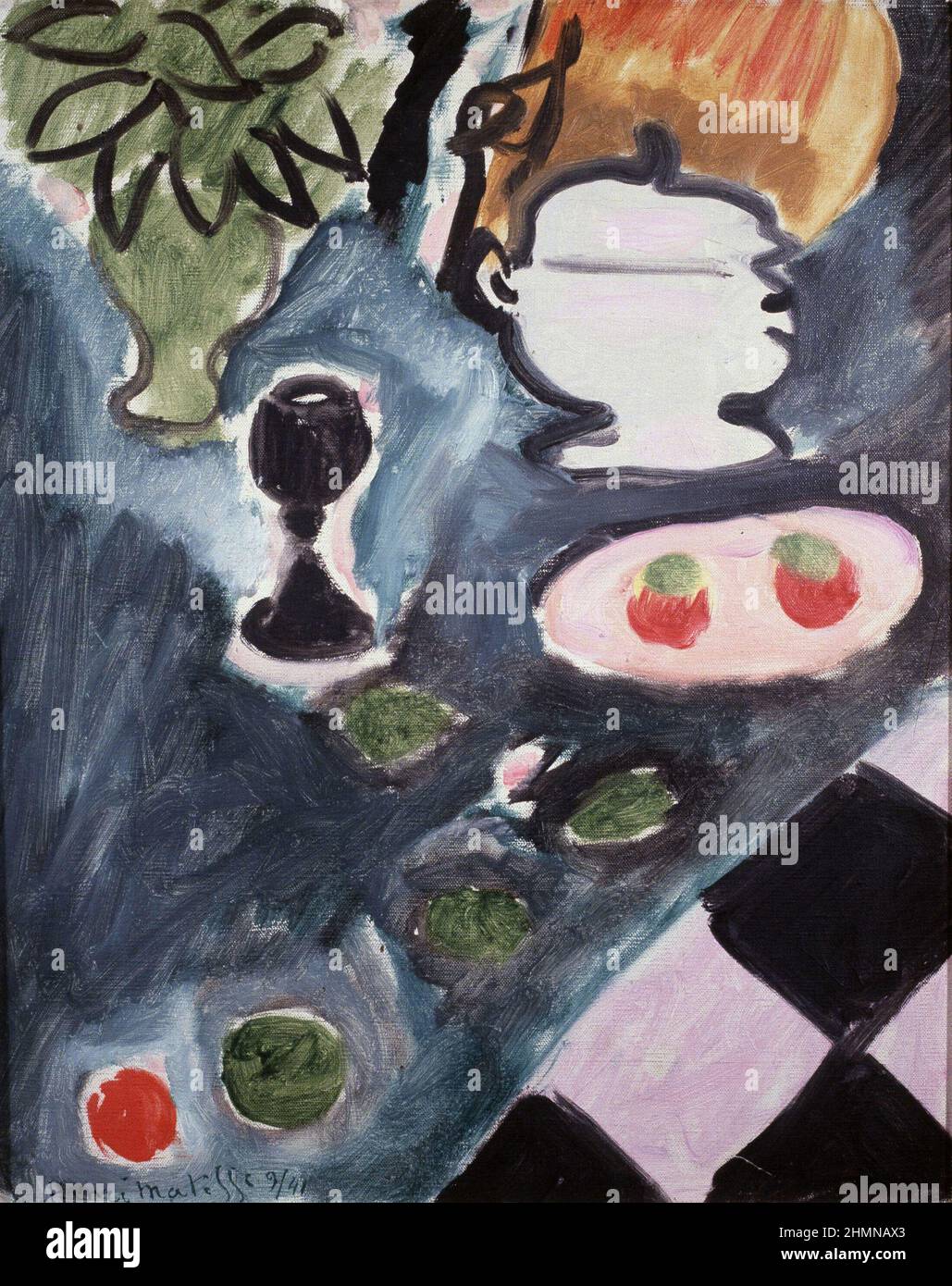 MATISSE , HENRI. PINTOR FRANCES 1869 - 1954. " BODEGON ", OLEO SOBRE ...