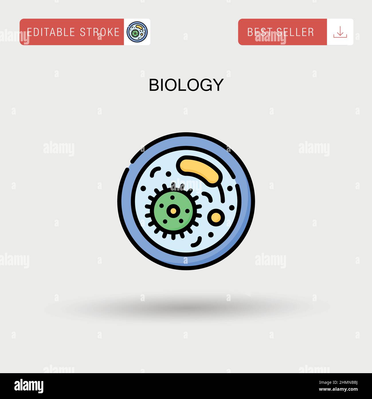 Biology Simple vector icon Stock Vector Image & Art - Alamy