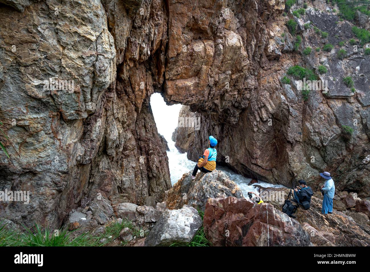 Tan Phung Fishing Village, Phu My, Binh Dinh, Vietnam - January 1, 2022 ...