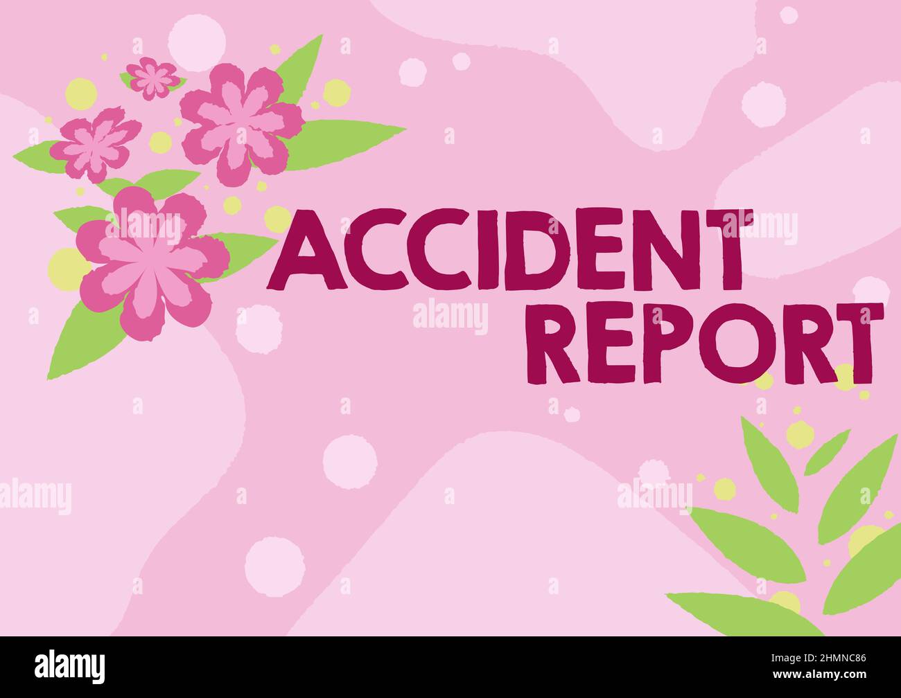 Conceptual caption Accident Report. Word for A form that is filled out ...