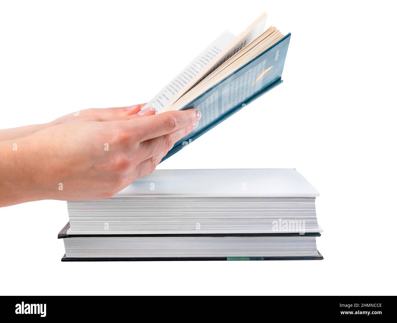 Hands holding book hi-res stock photography and images - Alamy