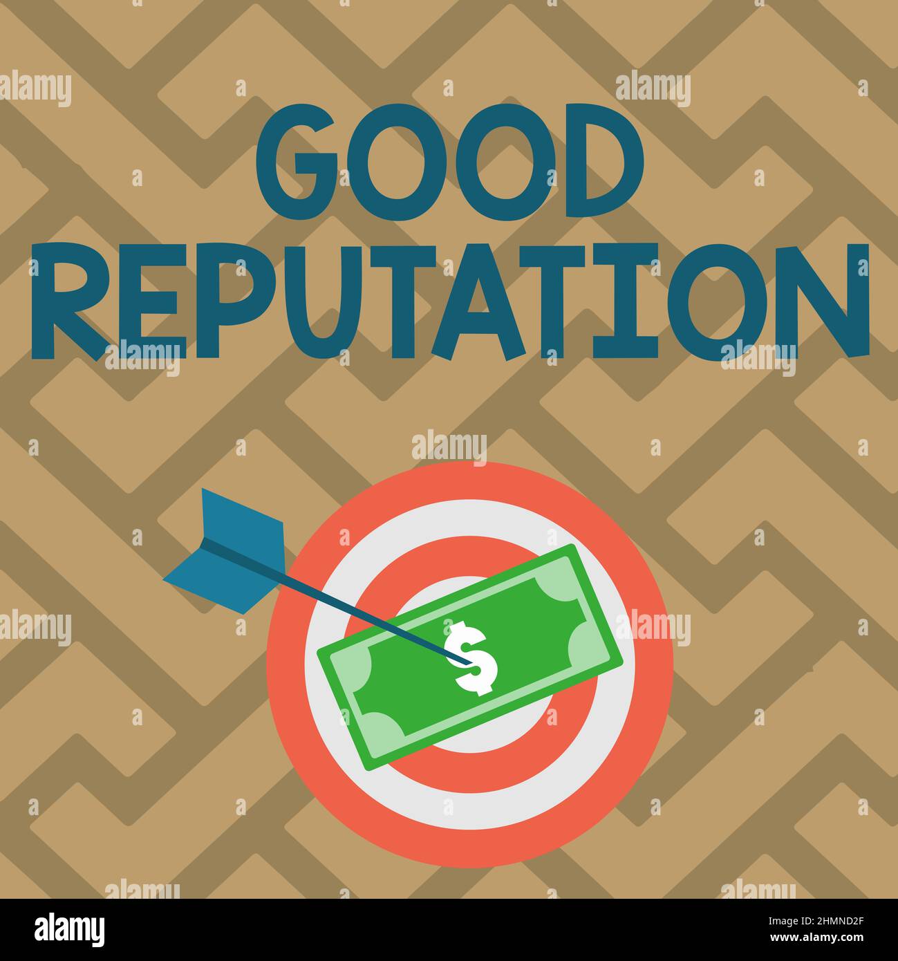 Sign displaying Good Reputation. Business idea customer lays his or her ...