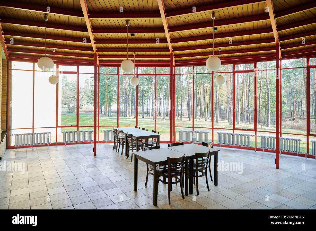 Bernau, Germany. 11th Feb, 2022. The winter garden of the former ...