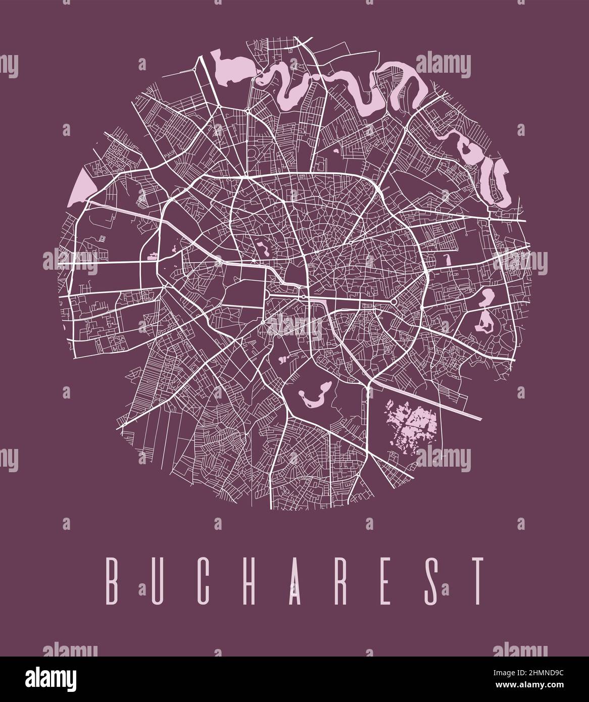 Aerial round about Stock Vector Images - Alamy