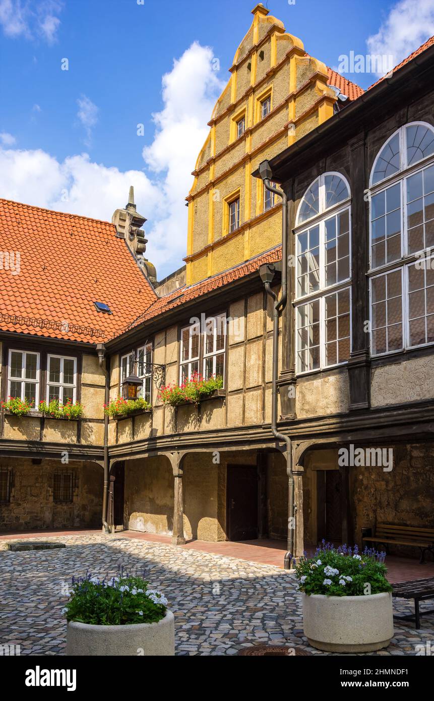Quedlinburg, Saxony-Anhalt, Germany: Historic buildings of Quedlinburg ...
