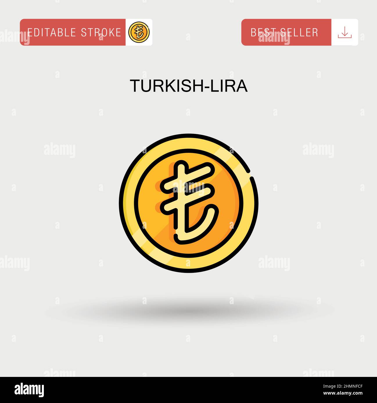 Turkish-lira Simple vector icon Stock Vector Image & Art - Alamy