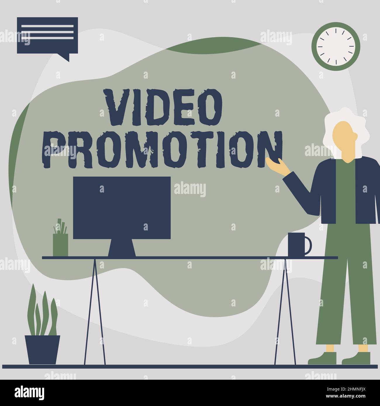 Hand writing sign Video Promotion. Concept meaning Video Promotion ...