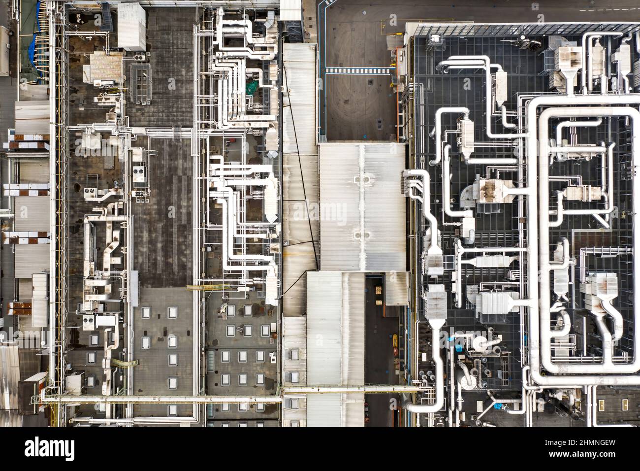 Factory from above Stock Photo - Alamy