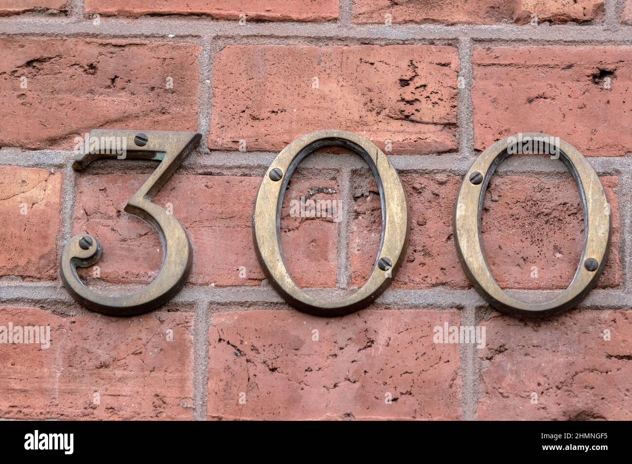 Close Up House Number 300 At Amsterdam The Netherlands 8-2-2022 Stock ...